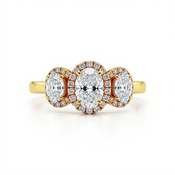 Anya Oval shape Lab Diamond Ring – Jewelslane
