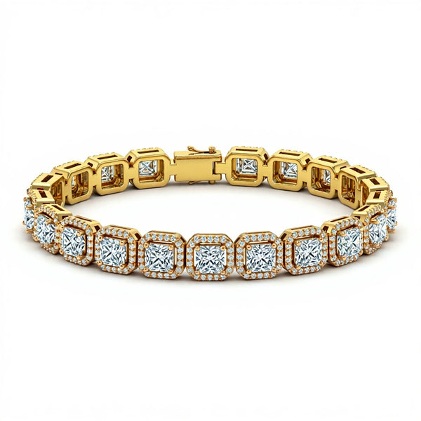 Ilena Princess Cut Lab Diamond Tennis Bracelet – Jewelslane