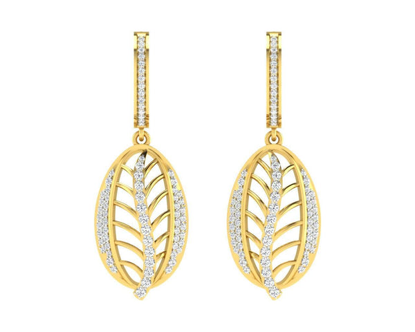 Buy Perry Diamond Earrings in Gold | Endear Jewellery – Jewelslane