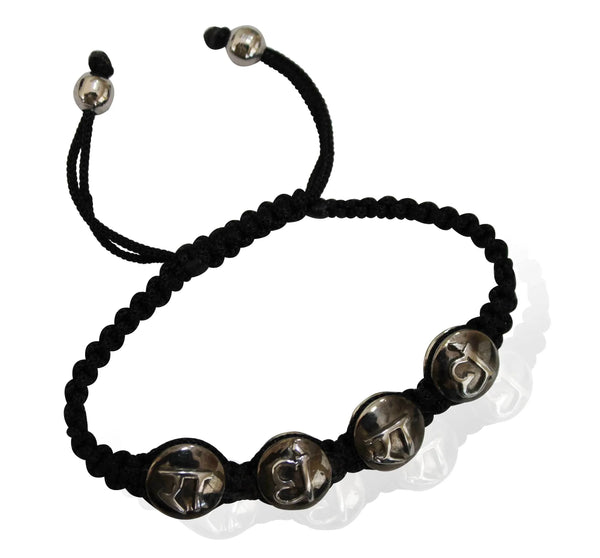 Buy Radhe Radhe Bracelet in Silver Online in India at Best Price ...