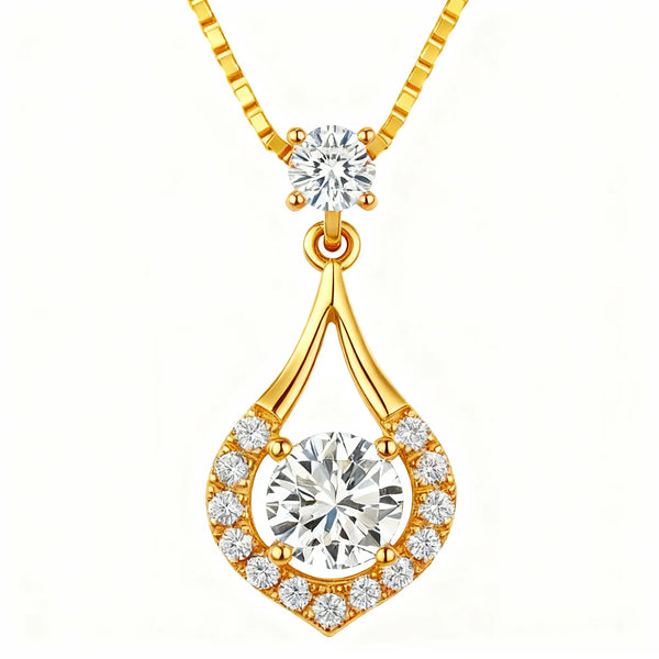 Vala Lab Diamond Solitaire Pendant – Jewelslane